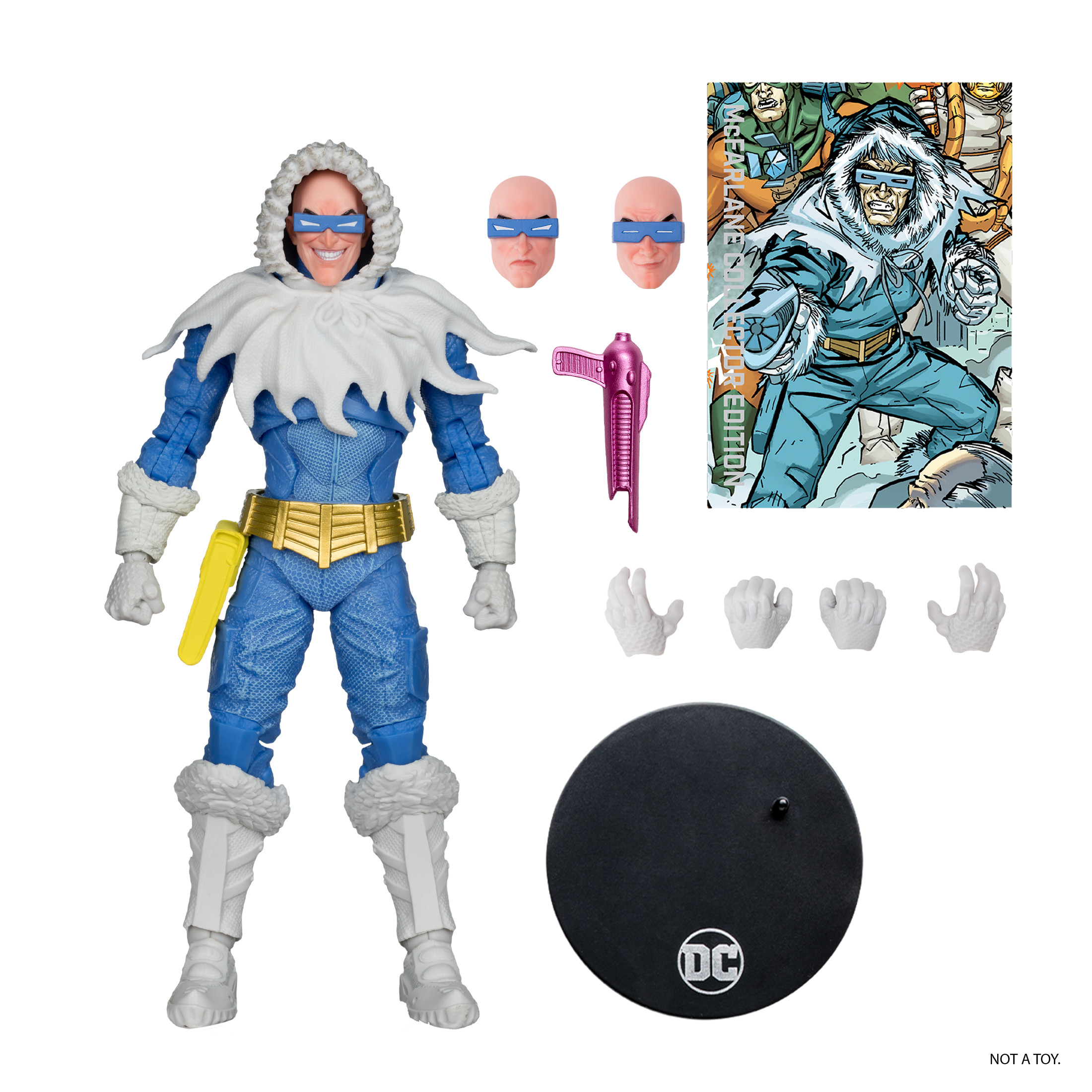 Captain Cold (The Rogues) McFarlane Collector Edition 7" Figure ...