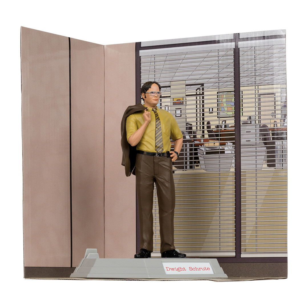 Dwight Schrute (Movie Maniacs: The Office) 6" Posed Figure - McFarlane ...