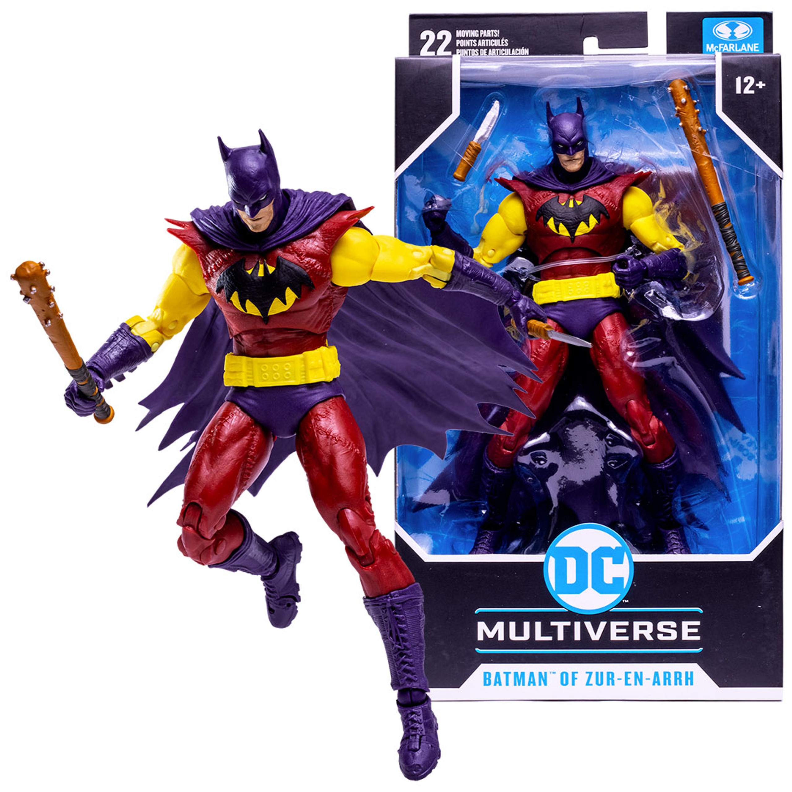 Batman Of Zurr En Arrh Masked And Unmasked Gold Label Mcfarlane Toys