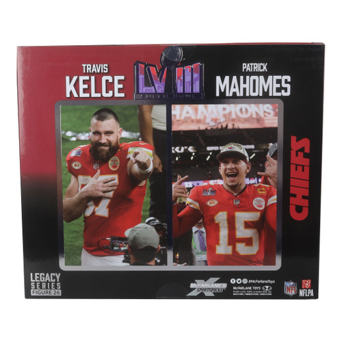 Travis Kelce and Patrick Mahomes Super Bowl LVIII (Kansas City Chiefs ...