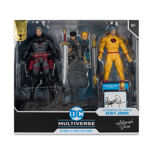 Batman vs Professor Zoom (Flashpoint) AUTOGRAPH Series Gold Label 2 ...