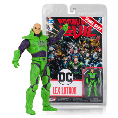 Lex Luthor w/Forever Evil Comic (Page Punchers) 3" Figure - McFarlane ...