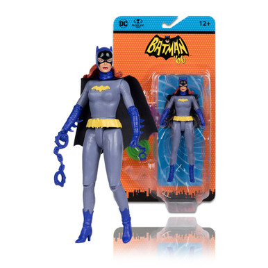 Batgirl in Black-Grey (DC Retro: Batman 66 Comic) 6" Figure - McFarlane ...