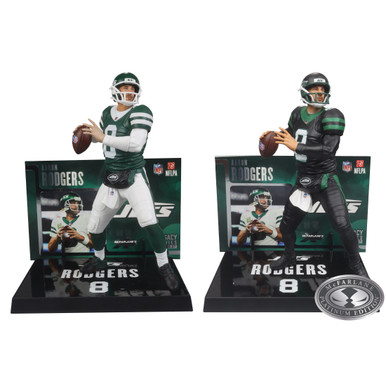 Aaron Rodgers (New York Jets) NFL Bundle (2) Regular and Platinum CHASE ...