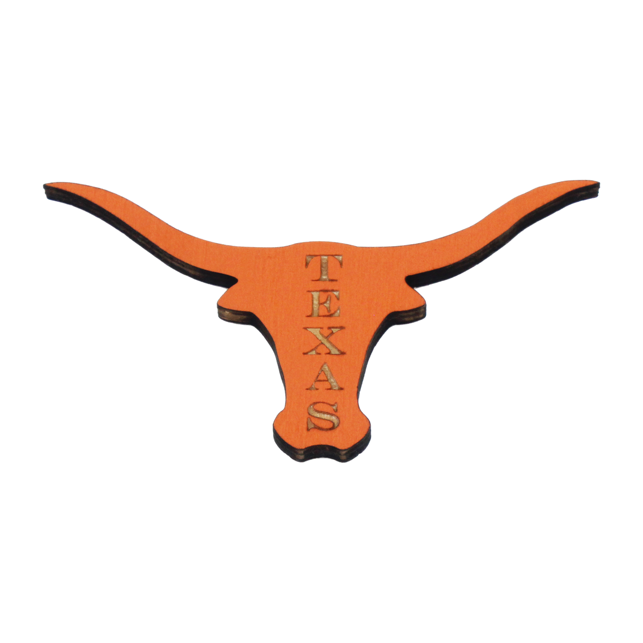 Orange Texas Longhorn Magnet