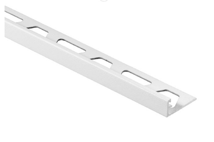 Schluter Jolly 8' Matte White Profile | Milford Tile Supply in Milford, MA