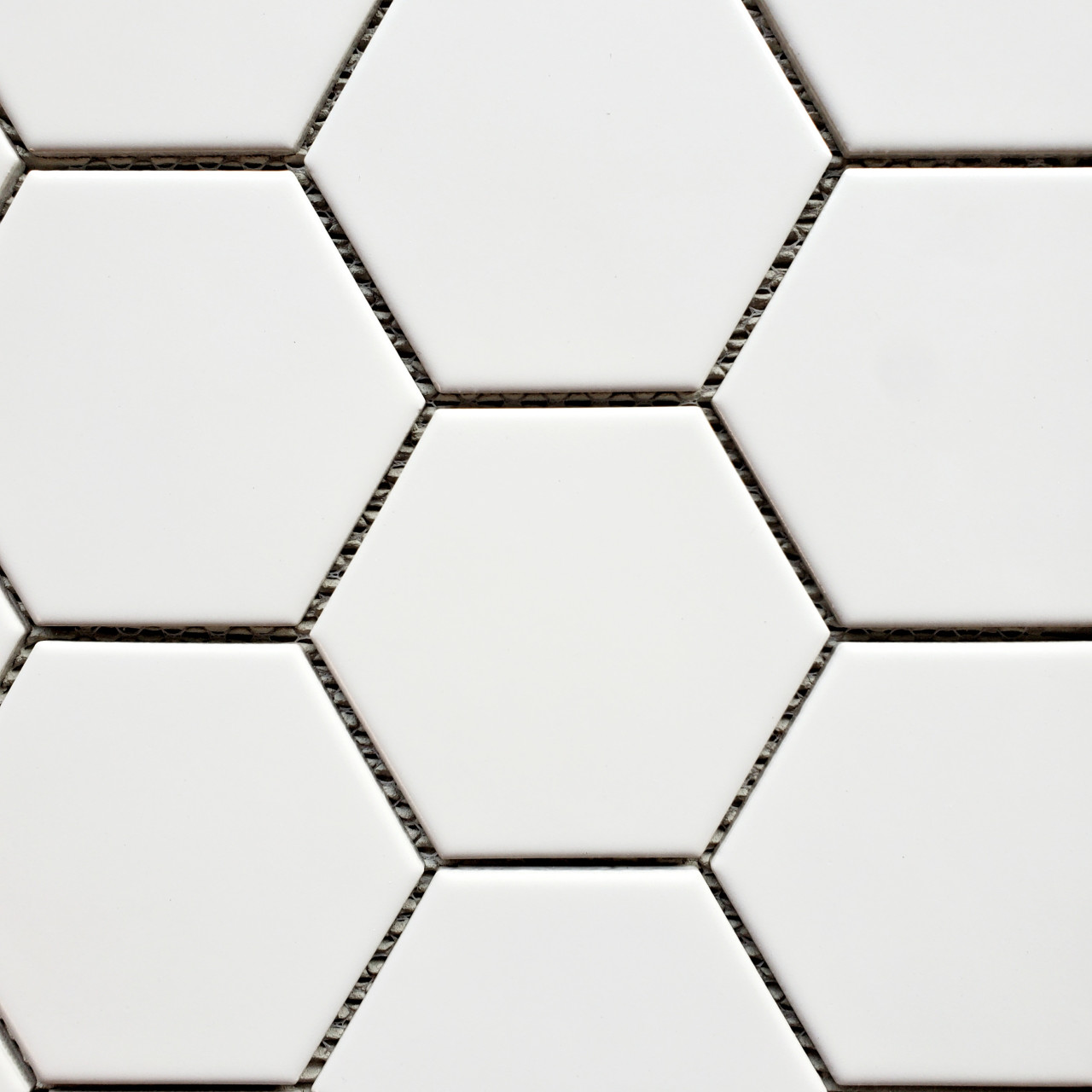 Arvex Hexagon 4" White | Milford Tile Supply in Milford, MA