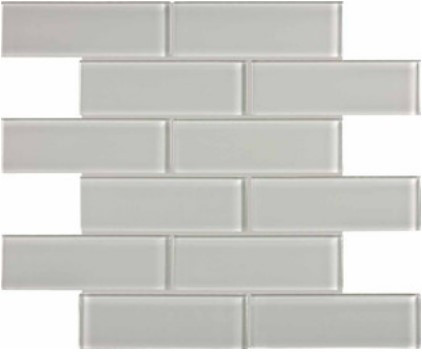 Anatolia Bliss Element Glass 2 x 6 Brick Mist | Milford Tile Supply in ...