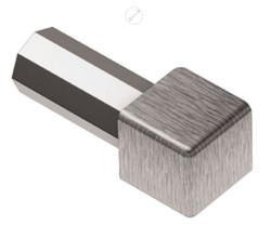 Schluter Quadec Inside/Outside Corner Brushed Stainless Steel Products ...