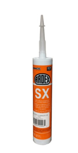 Ardex SX Silicone Caulk 10.1 Oz Dove Gray 18 | Milford Ceramic Tile