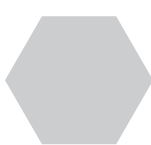 GeoTiles Solid Hex Gray | Milford Tile Supply in Milford, MA