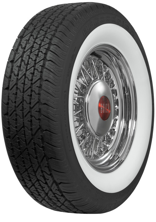 BF Goodrich 255/70R15 Radial Wide Whitewall Tire | 1950-60s Classic