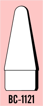 Semroc Balsa Nose Cone ST-11 2.1" Rounded Cone SEM-BC-1121