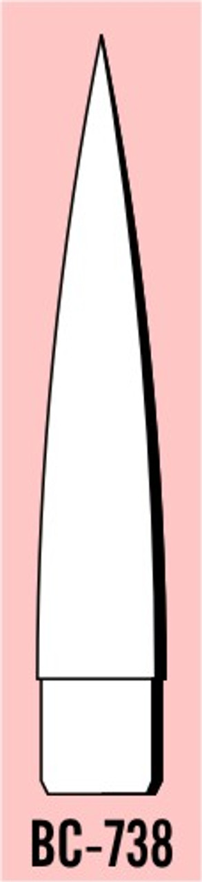 Semroc Balsa Nose Cone ST-7 3.8" Ogive SEM-BC-738