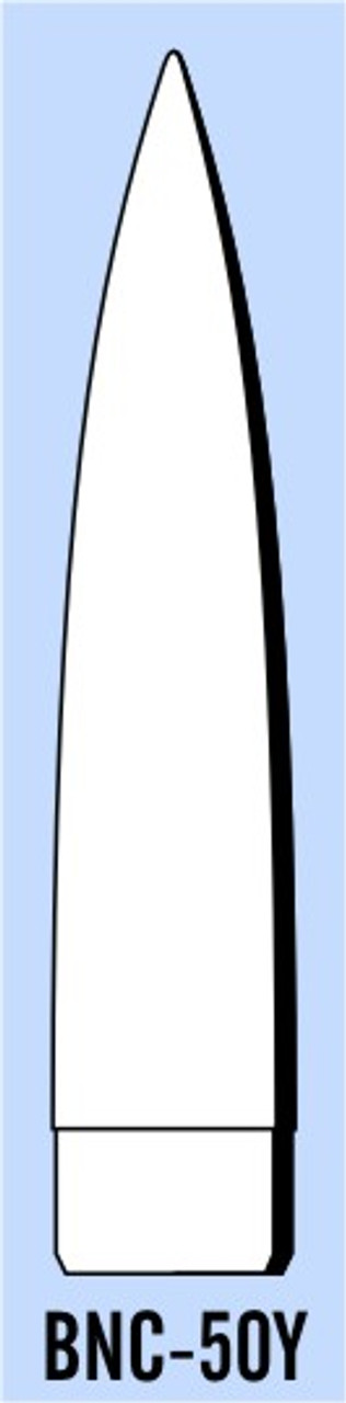 Semroc Balsa Nose Cone BT-50 4.4" Ogive SEM-BNC-50Y