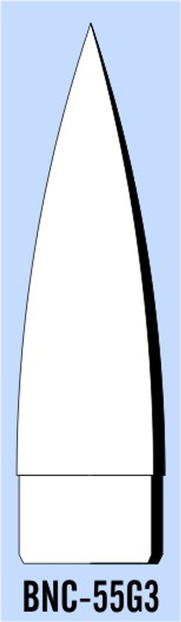 Semroc Balsa Nose Cone BT-55 4.7" Ogive SEM-BNC-55G3