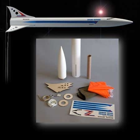 Mad Cow Flying Model Rocket Kit 2.6" Solar Express(29mm) MAD K-3111