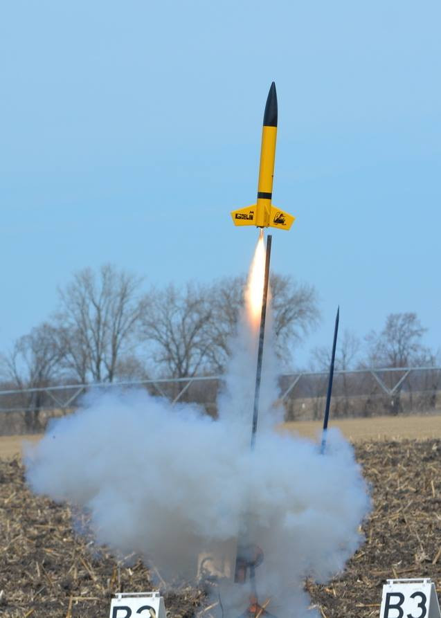 LOC Precision Flying Model Rocket Kit 4.0" Goblin