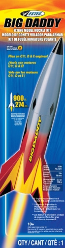 Estes Flying Model Rocket Kit Big Daddy 2162