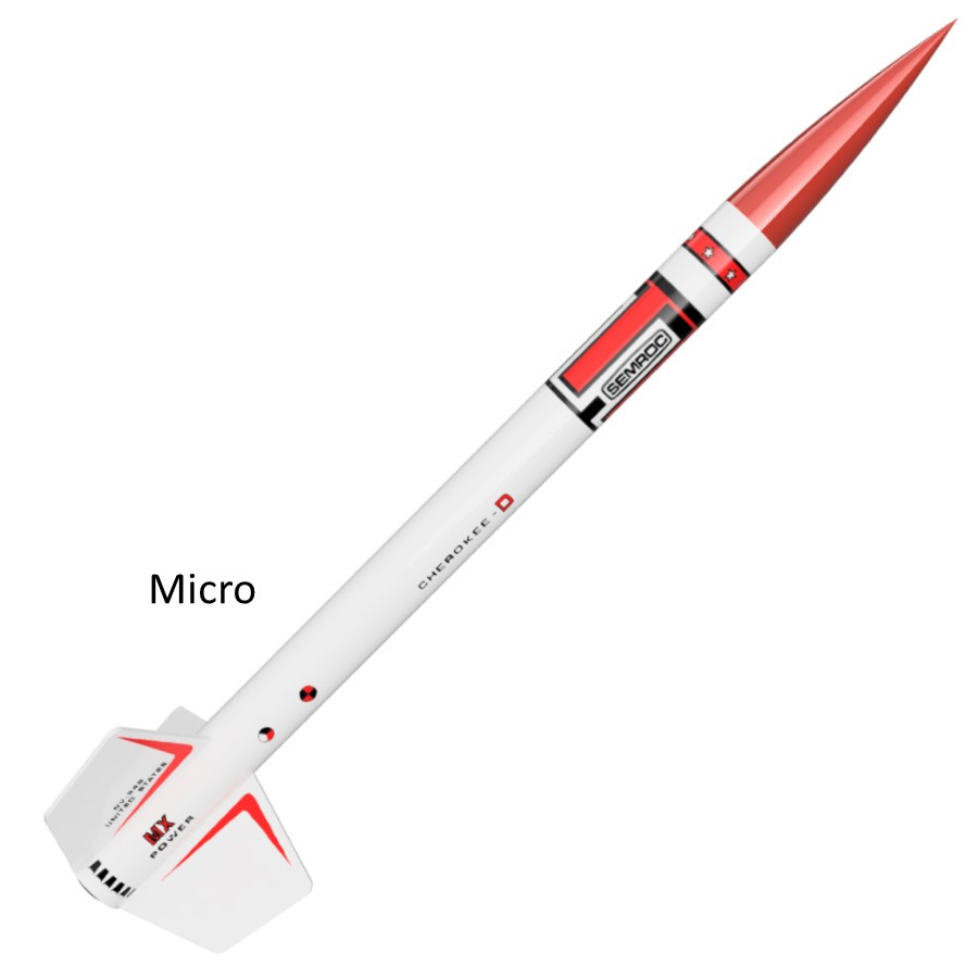 Semroc Flying Model Rocket Kit mx Cherokee KMX-10