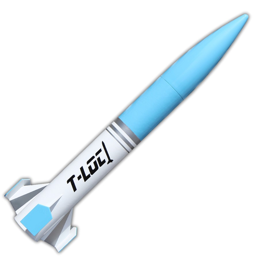LOC Precision Flying Model Rocket Kit 4" T-LOC PK-105