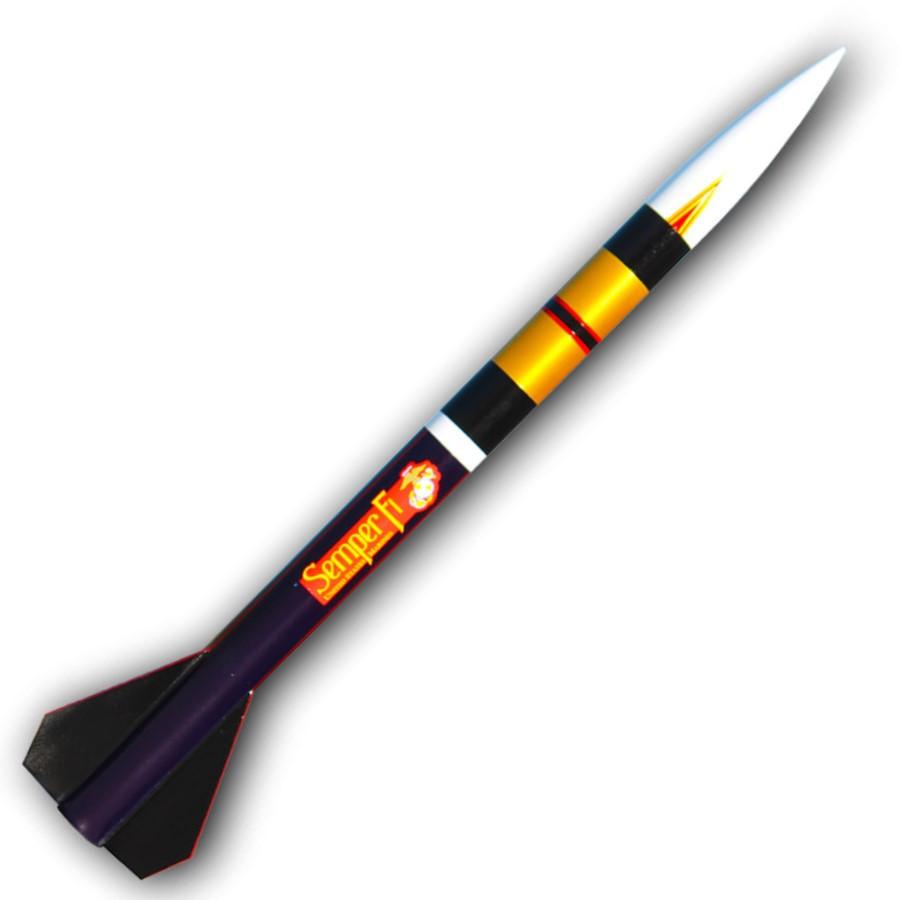 LOC Precision Flying Model Rocket Kit 3.1" Semper Fi PK-104
