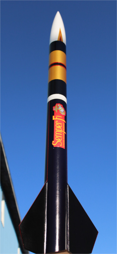 LOC Precision Flying Model Rocket Kit 3.1" Semper Fi PK-104