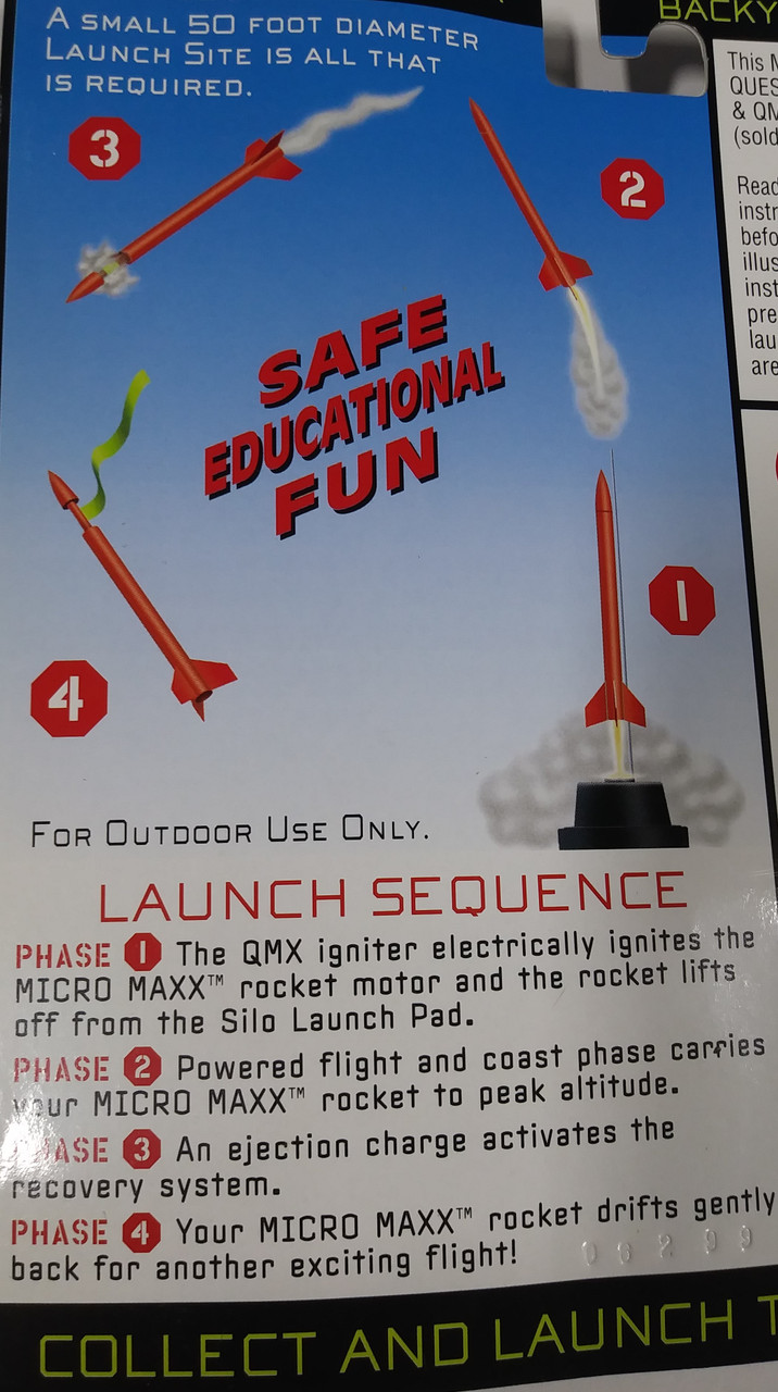Quest Flying Model Rocket Kit Micro(MX) Saturn V & Space Shuttle ...