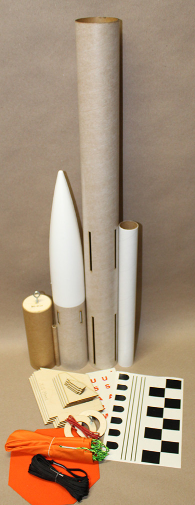 LOC Precision Flying Model Rocket Kit 2.26" Zeus LOC YZEUS229