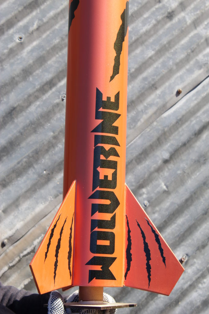 LOC Precision Flying Model Rocket Kit 5.5" Wolverine LOC PK-120