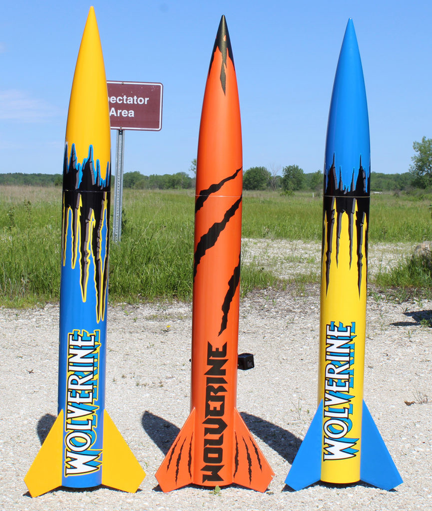 LOC Precision Flying Model Rocket Kit 5.5" Wolverine LOC PK-120
