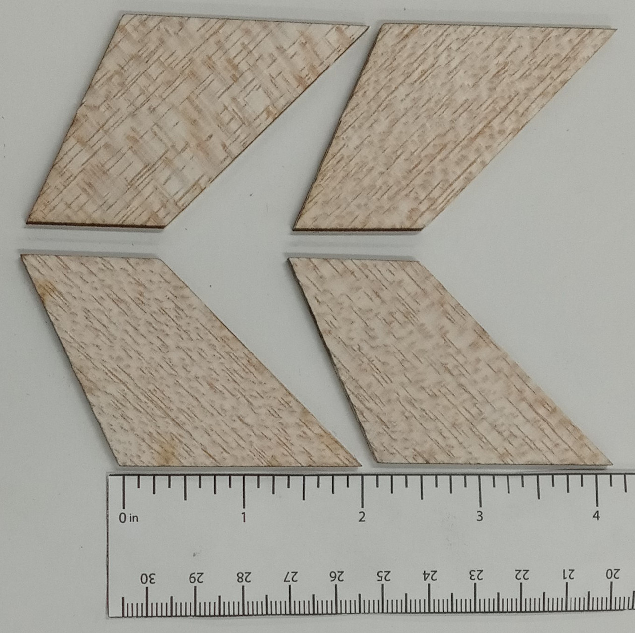 Semroc Laser-Cut Fins Estes Mini Mean Machine 3/32" Balsa SEM-FES-0865