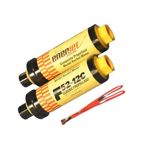 Aerotech 29mm Composite Model Rocket Single Use Motor F52-12C(2pk) AER ...