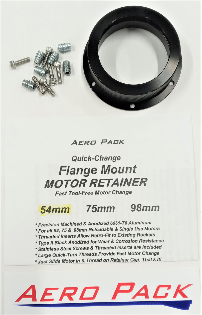 Aero Pack Aluminum Quick Change Motor Retainer Assembly, 54mm Flange ...