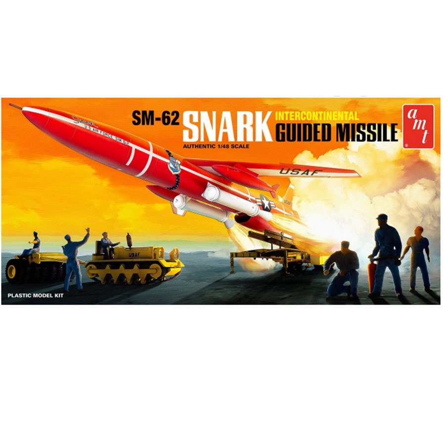 AMT Plastic Model SM-62 Snark Intercontinental Guided Missile AMT 1250