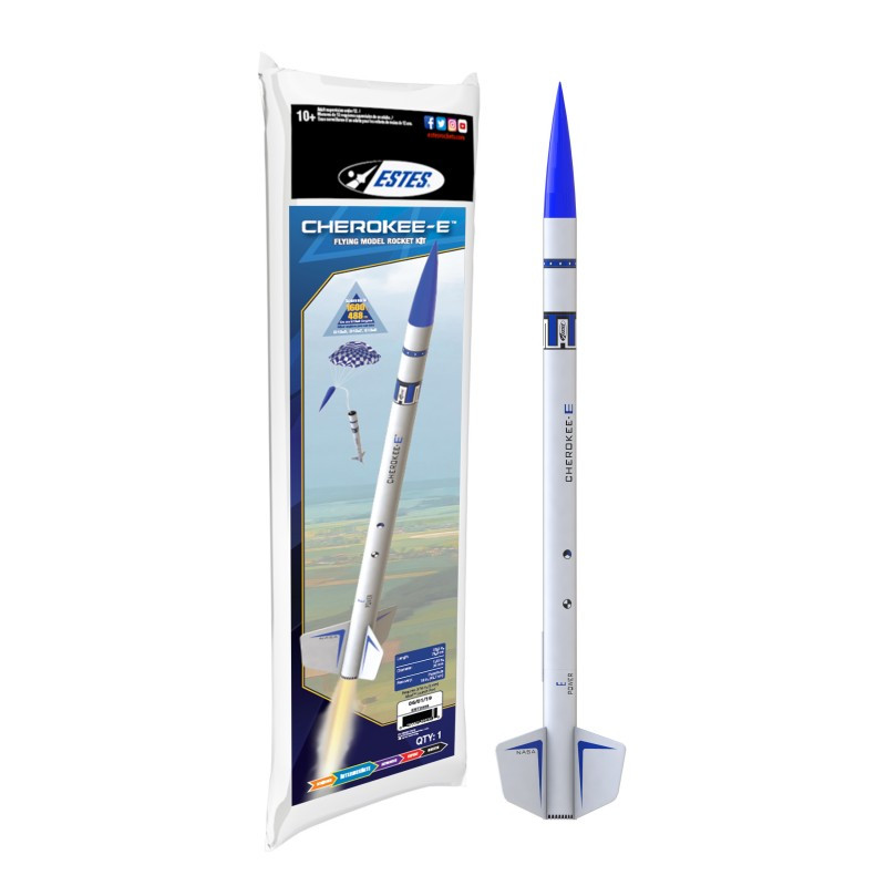 Estes Flying Model Rocket Kit Cherokee E EST 2408