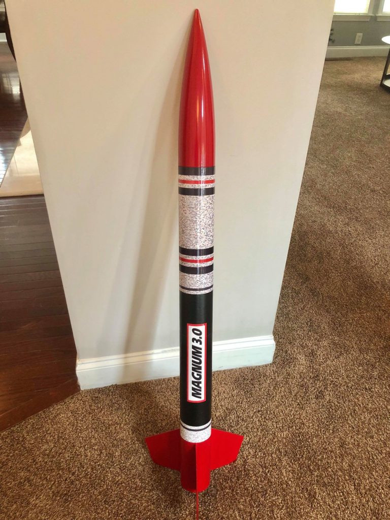 LOC Precision Flying Model Rocket Kit 3.1" Magnum 1-29mm Motor LOC MAG29