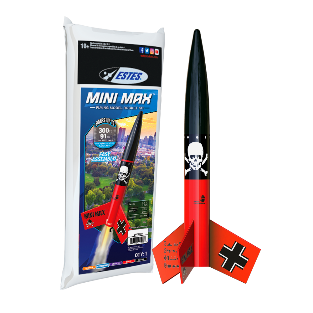 Estes Flying Model Rocket Kit Mini Max EST 2100