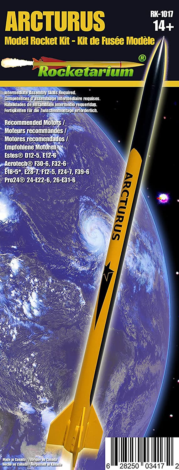 Rocketarium Flying Model Rocket Kit Arcturus Sounding Rocket RK-1017