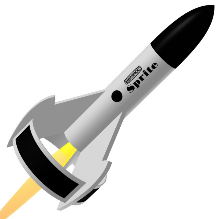 Semroc Flying Model Rocket Kit Sprite™ KV-86