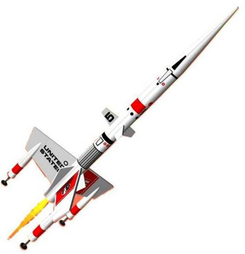Semroc Flying Model Rocket Kit Starship Excalibur™ KV-85