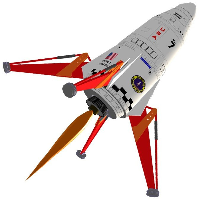 Semroc Flying Model Rocket Kit Orbital Transport™ KV-66 Improved