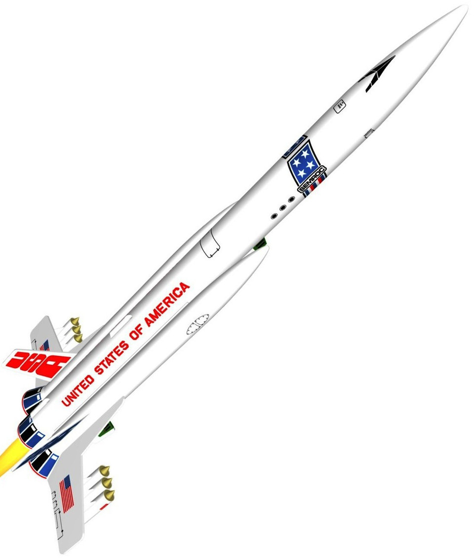 Semroc Flying Model Rocket Kit Sprite™ KV-86