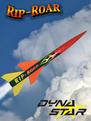 Dynastar Flying Model Rocket Kit Rip-Roar
