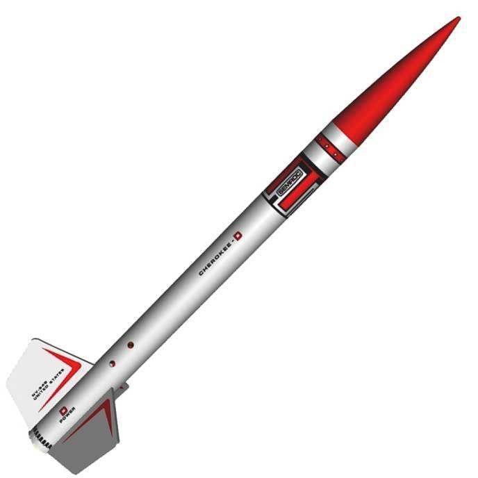 Semroc Flying Model Rocket Kit Cherokee D™ SEM-KV-84
