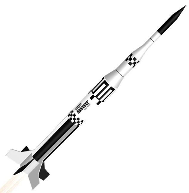 Semroc Flying Model Rocket Kit Defender™ KV-60