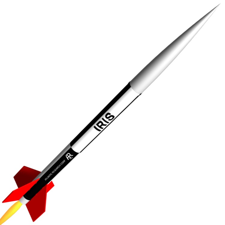 Semroc Flying Model Rocket Kit Iris KD-4