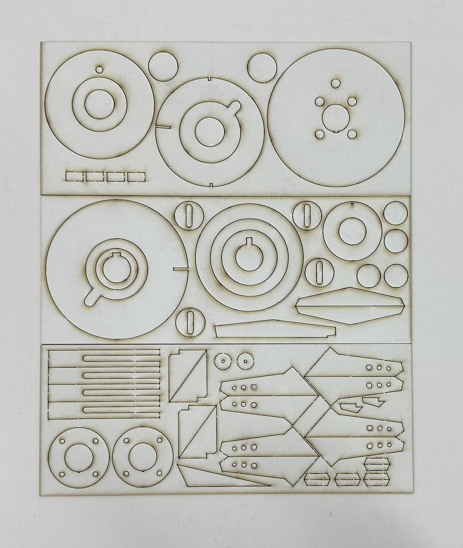 Semroc Centering Rings Mars Lander™(Ring Set) SEM-CR-KV-54
