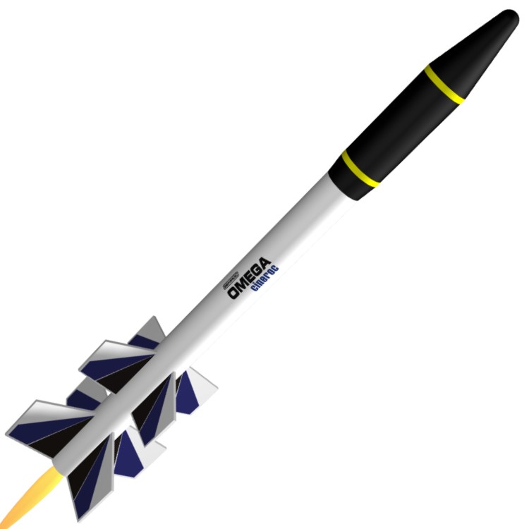 Semroc Flying Model Rocket Kit Omega KV-64