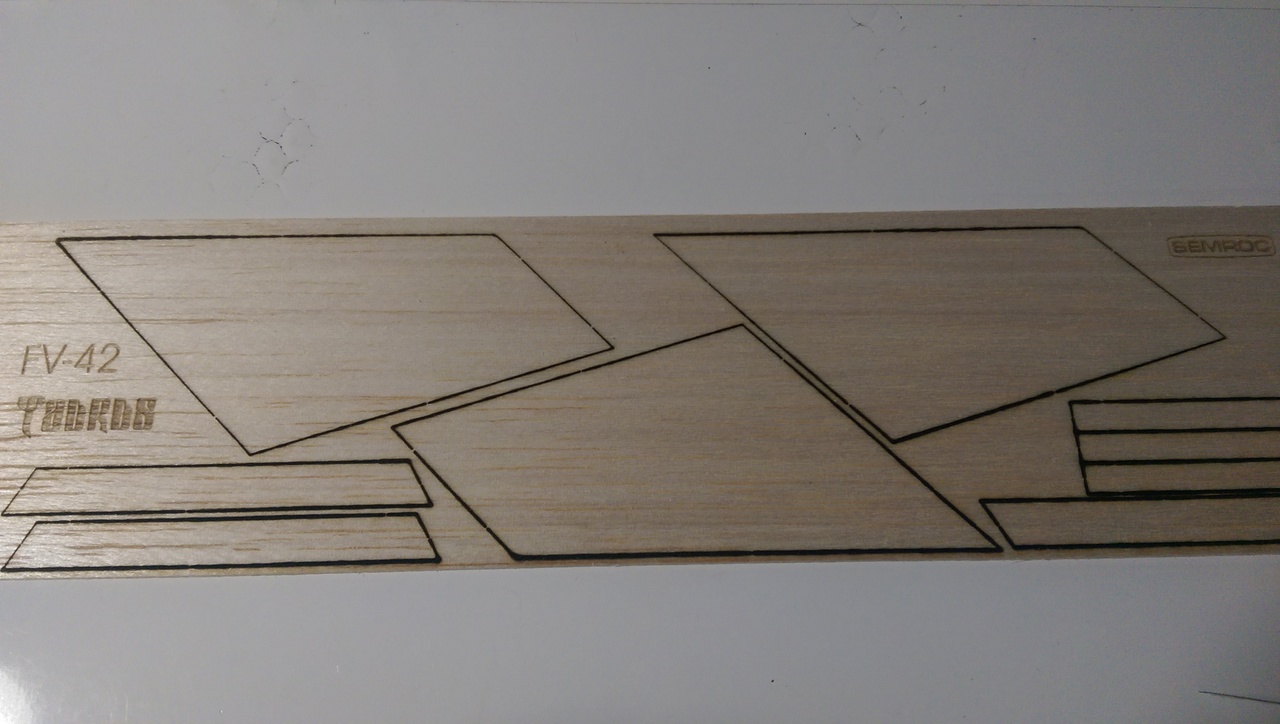 Semroc Laser-Cut Fins Taurus™ 3/32 Balsa SEM-FV-42